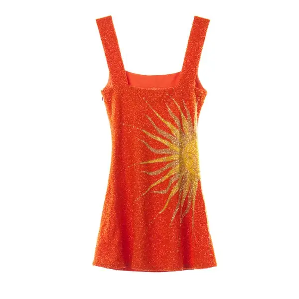SONGS OF SIREN Eternal Sunshine Mini-dress - Yellow/red