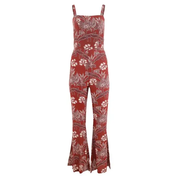 MORRATO BALI Jared Palmae Printed Jumpsuit - Red