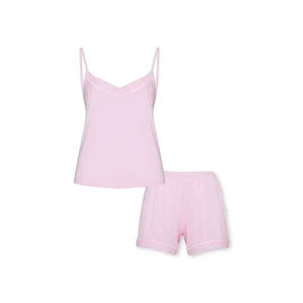 REVE SLEEPWEAR Revouse Tencel Cami Pj Set In Blush - Pink