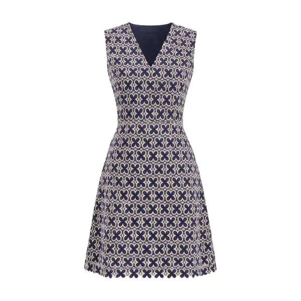 MAVLO Embroidered Mini Dress