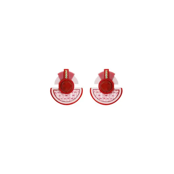 GISSA BICALHO Jaci Dangle Earrings - Pink