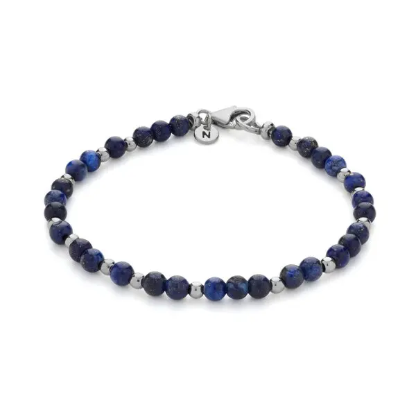 NELLOU JEWELLERY Jewel Bead September Birthstone Bracelet - Blue