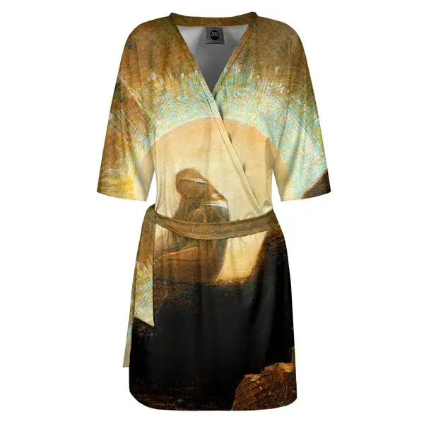 ALOHA FROM DEER Melancholy Envelope Dress - Black
