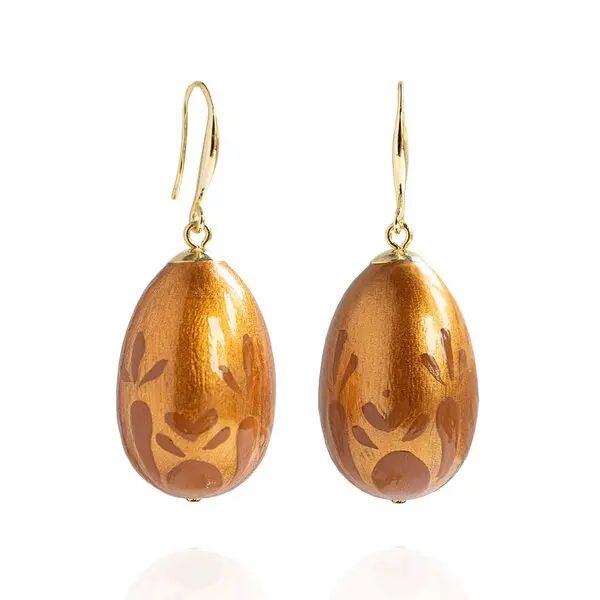 SAULE LABEL Nova Drop Earrings - Gold