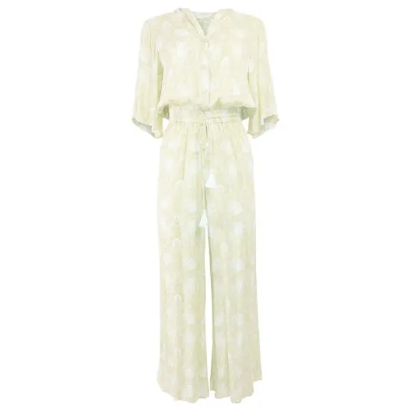 MORRATO BALI Lura Paisley Jumpsuit - Green