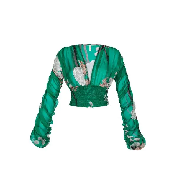 AGUACLARA Jade Blouse