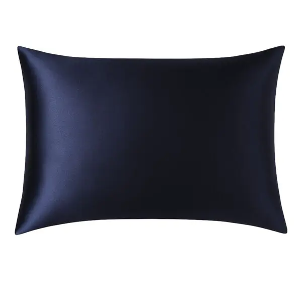 SILK AND BEARS Mightnight Mulberry Silk Pillowcase – Pure Silk, Envelope Style - Blue