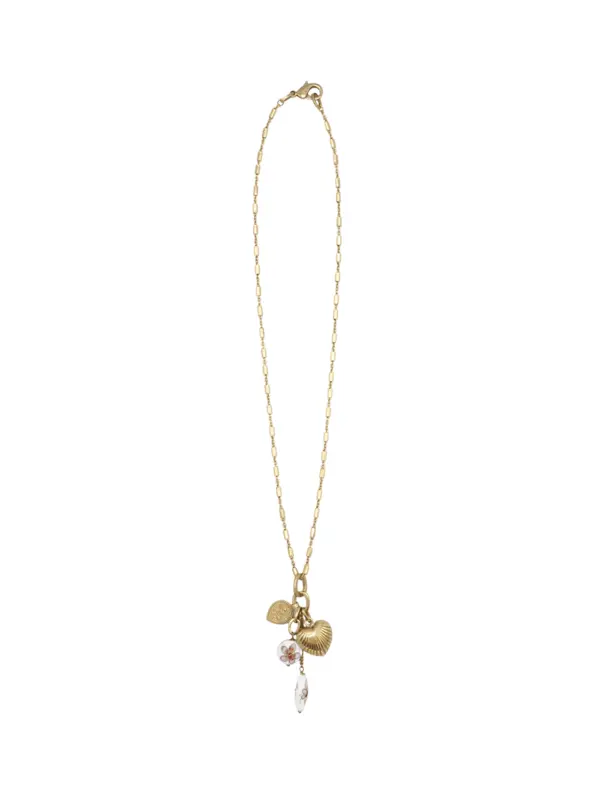 SITA NEVADO Magnolia Pendant Necklace - White