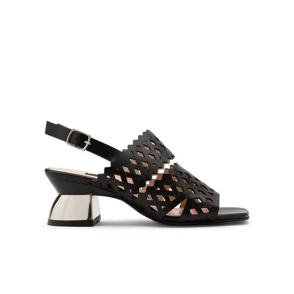 ILVI Leather Heeled Sandal