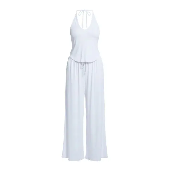 SÂB STUDIO Isla Halter Top - White
