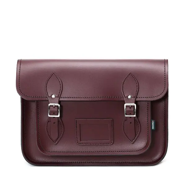 ZATCHELS Handmade Leather 16-inch Satchel