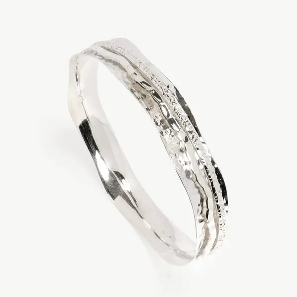 CHARLOTTE'S WEB JEWELLERY Spinning Bangle - Silver