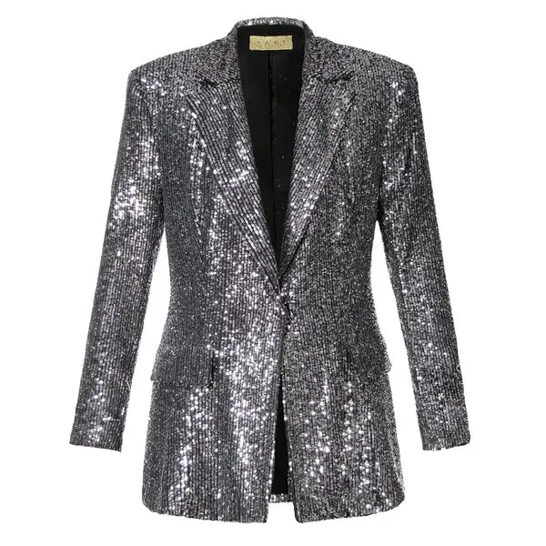 AGGI BY HALEWSKI Luna Sequin Blazer