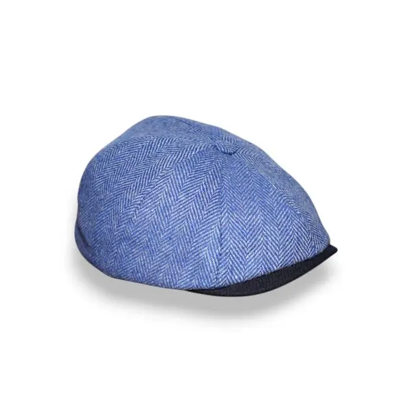 MISTER MILLER - MASTER HATTER Jack's Waterloo Newsboy Cap - Blue