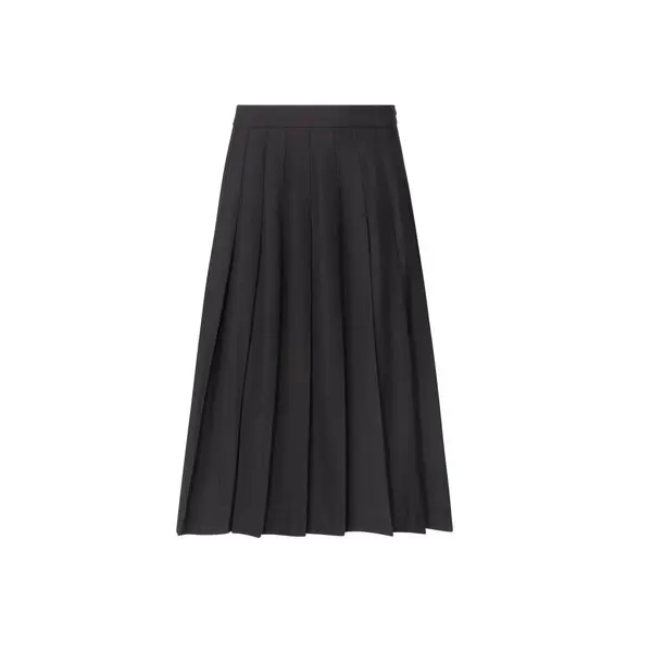 LOU&UP (FORMERLY LOUP CLOTHING) Knee-length Pleated Skirt