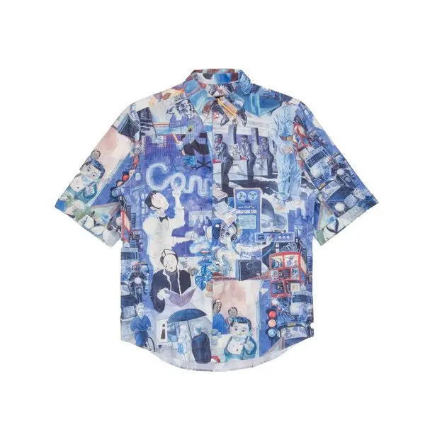 MYSIMPLICATED Short Sleeve Graffiti Shirt