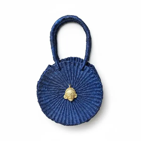 SOKONA Esengo Electric Mini Handwoven Round Bag