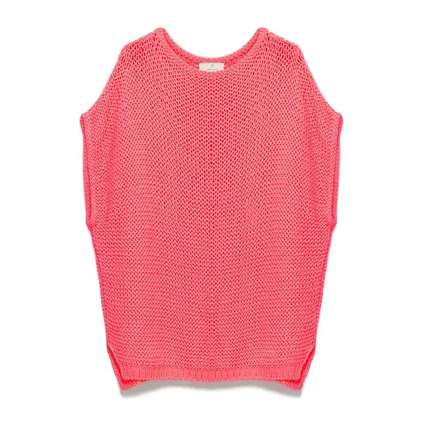 PERALUNA Fiona Openwork Knit Tunic