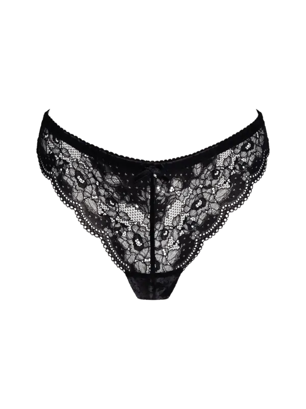 BONBON LINGERIE Whispers Thong - Black