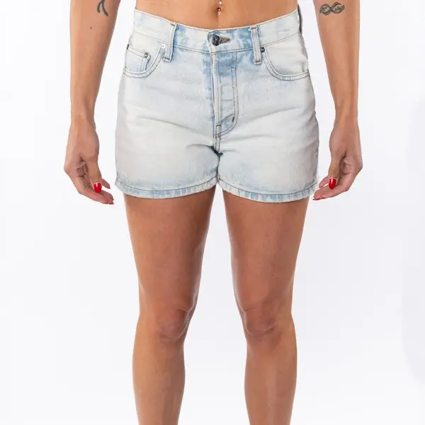 ARIKO Bleached Indigo Denim Surf Shorts