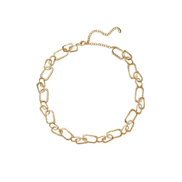 RETRO CHIC Roman Arc En Necklace - Gold