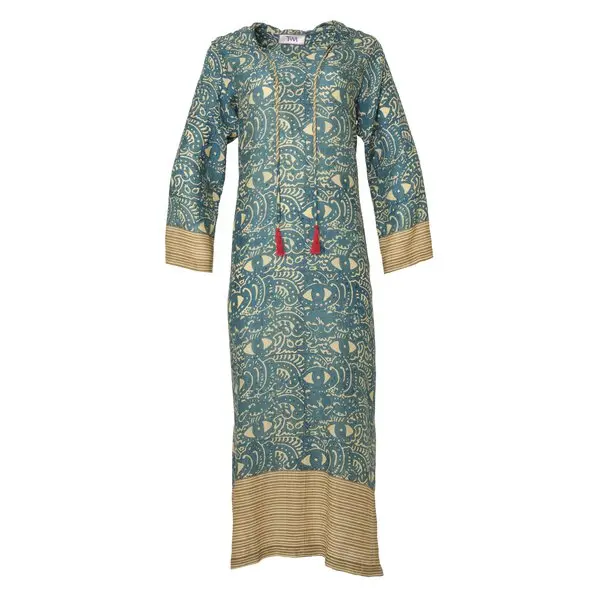 TIGER AND THE MONKEY Laura Kaftan Dress - Blue