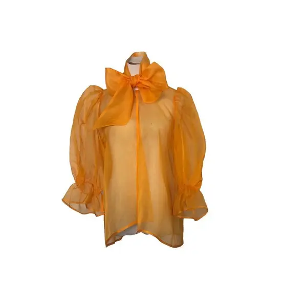 MONICA MAHONEY Natalie Silk Organza Evening Jacket