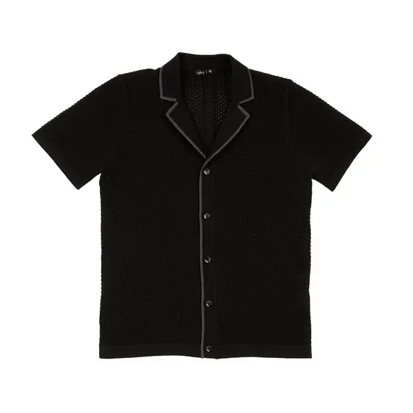 EIGHT X Essential Crochet Button Up Shirt