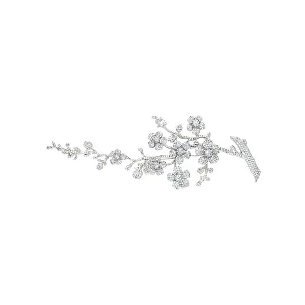 STEPHANIE BROWNE AUSTRALIA Cherry Blossom Brooch - Silver