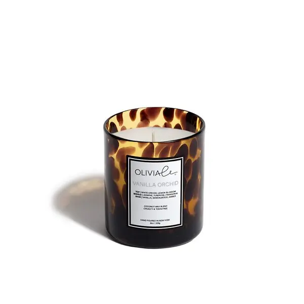 OLIVIA LE Vanilla Orchid Tortoise Candle Small - Brown