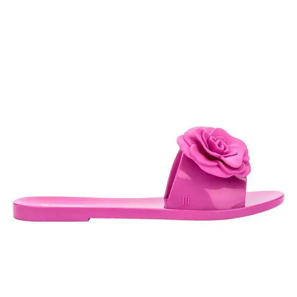 Melissa Babe Petals Flat Slides - Purple