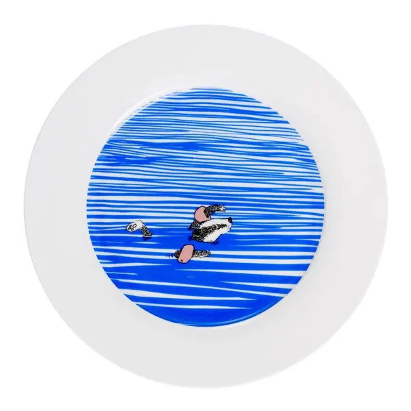 JIMBOBART Badger Dinner Plate