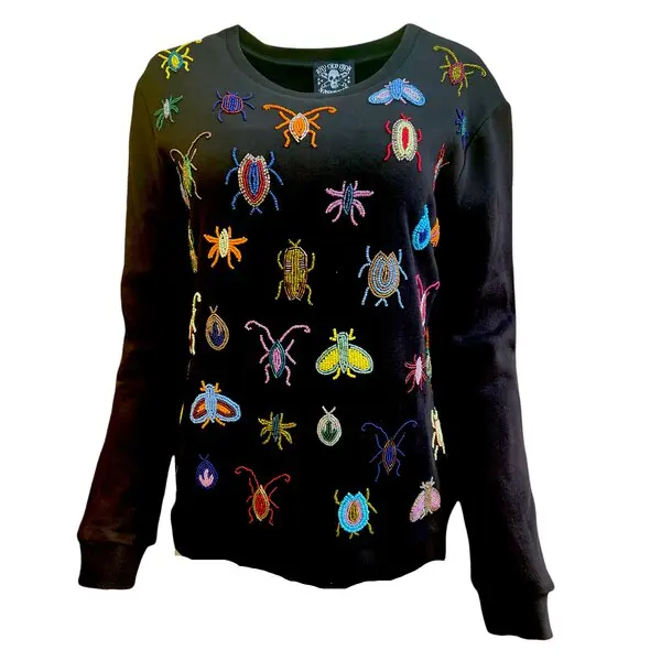 ANY OLD IRON Beaded Sweatshirt