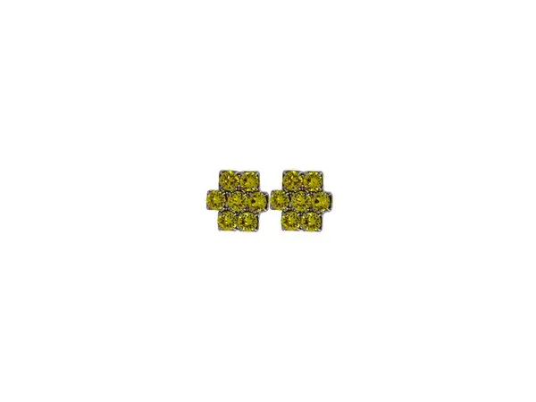 VICKISARGE The Hive Pierced Earrings - Yellow