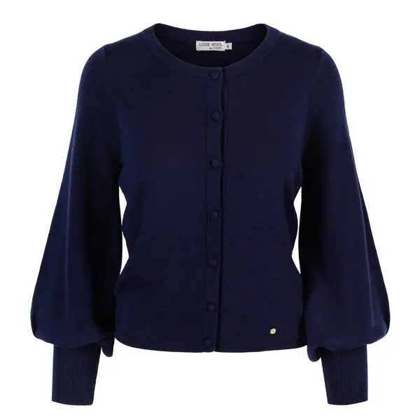 TIRILLM Ava Cashmere Cardigan - Blue