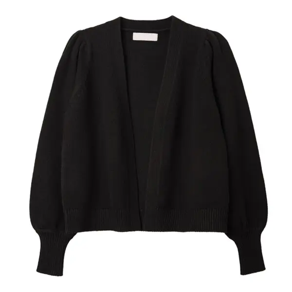 COVE Kaia Boxy Cardigan - Black