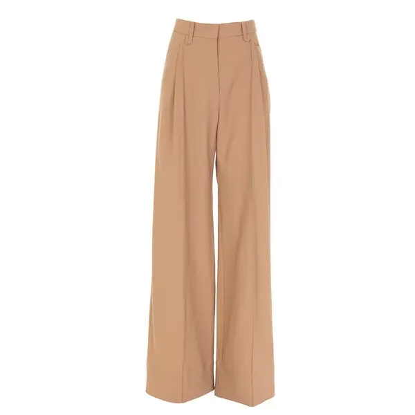 ZAMSEE Wool Wide-leg Trousers