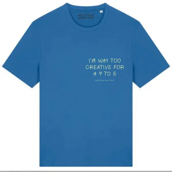 BOUTIQUE KAOTIQUE Loose Fit Organic Cotton Tee