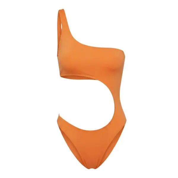 ACQUA PURA Angelica Cutout One-piece Swimsuit - Orange