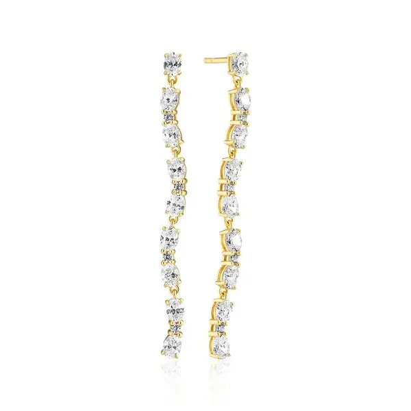 SIF JAKOBS JEWELLERY Ellera Ovale Tredici Earrings - Gold