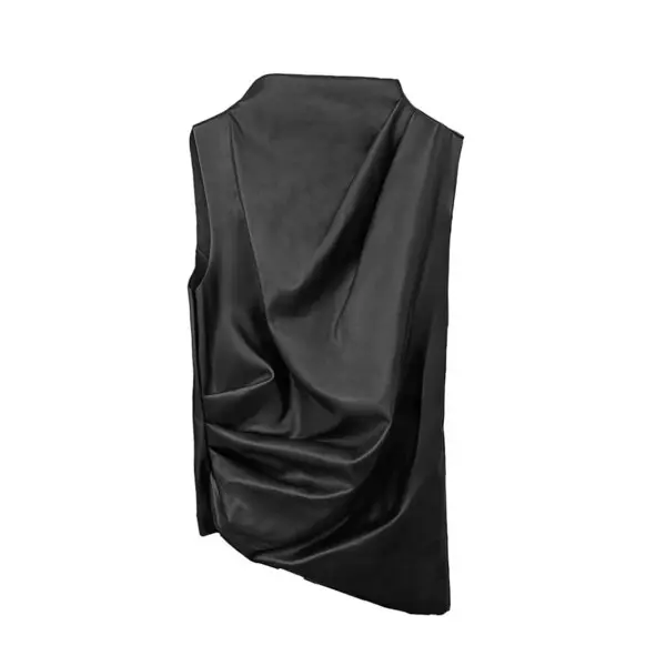ATS THE LABEL Leather Tank Top