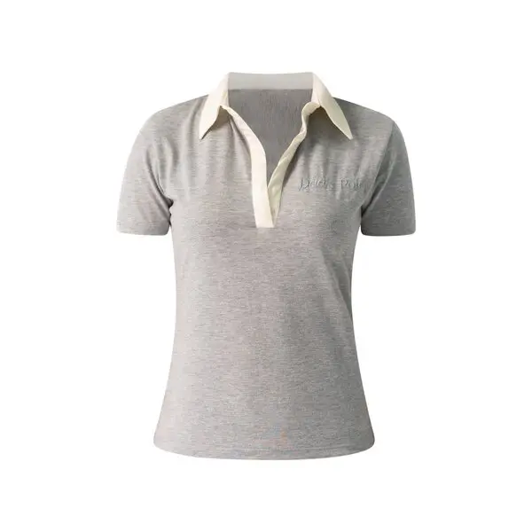 ENXHALINE Embroidered Polo Shirt