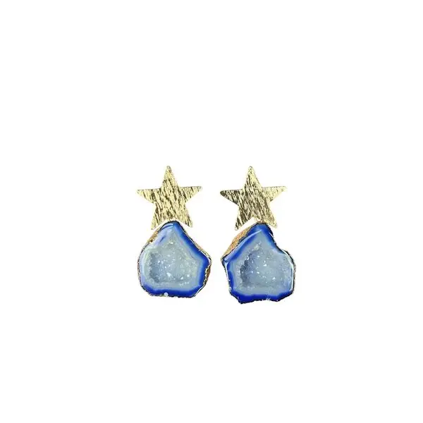 MAGPIE ROSE North Star Earrings - Blue