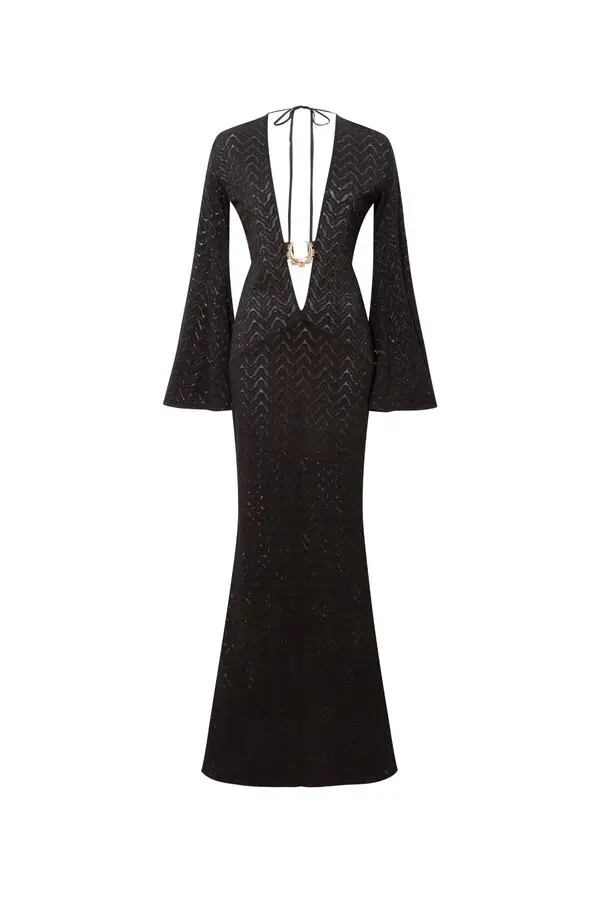 LUNA B Jerina Maxi Dress - Black