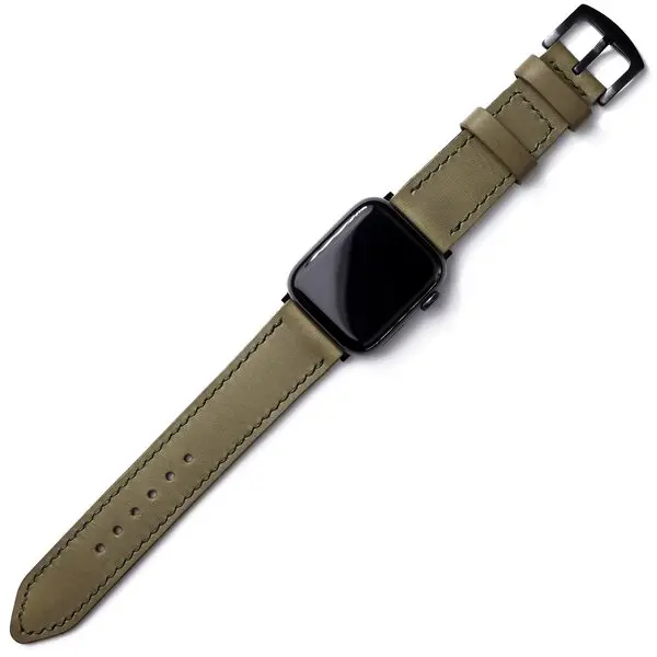 ROARCRAFT Vegtan Leather Apple Watch Strap - Green
