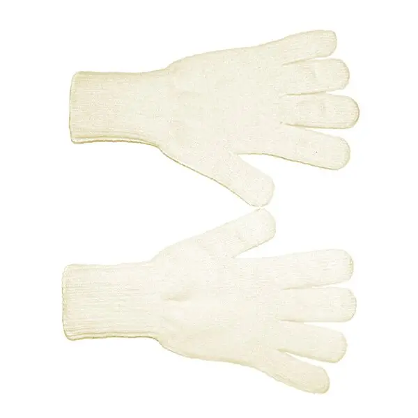 MAISON BOGOMIL Gloves With Ribbed Cuffs - White