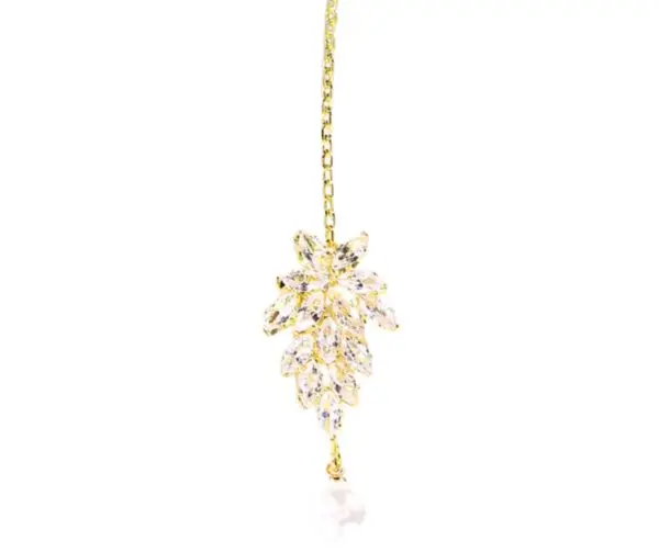 AMOURA JEWELERS Tanya Tikka Diamond Headpiece - Gold
