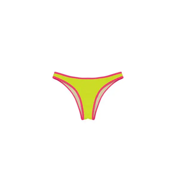 KAPTURE Dayglow Bikini Recycled Bottom - Yellow