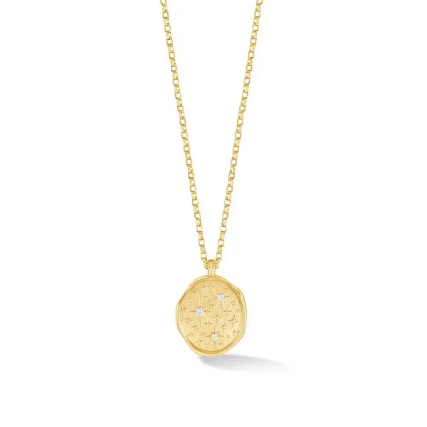DOWER & HALL Starry Sky Talisman Pendant Necklace - Gold