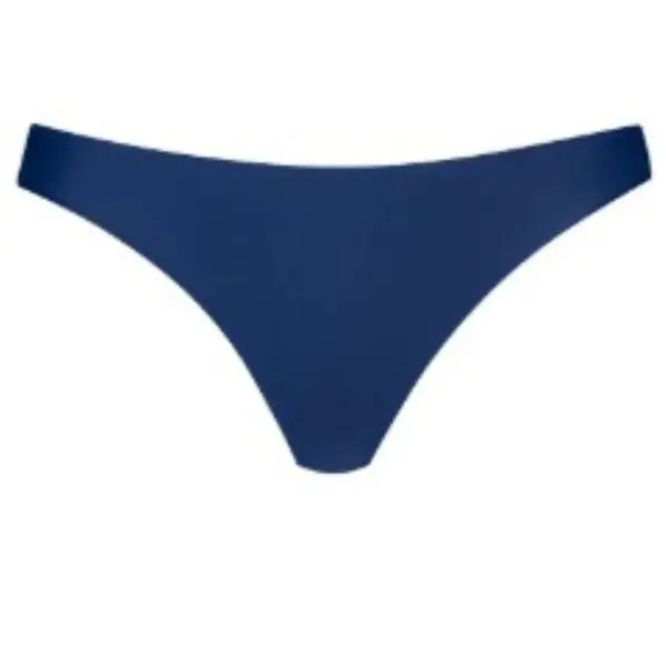 PQ SWIM Ruched Bikini Bottom - Blue